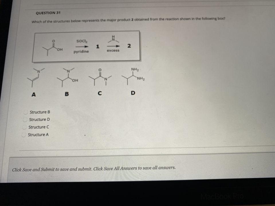 Solved Which of the structures below represents the major | Chegg.com