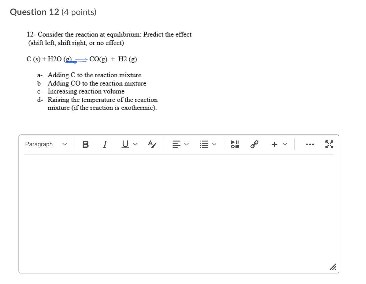 Solved Provide FULL solution (conversion, balancing, state | Chegg.com
