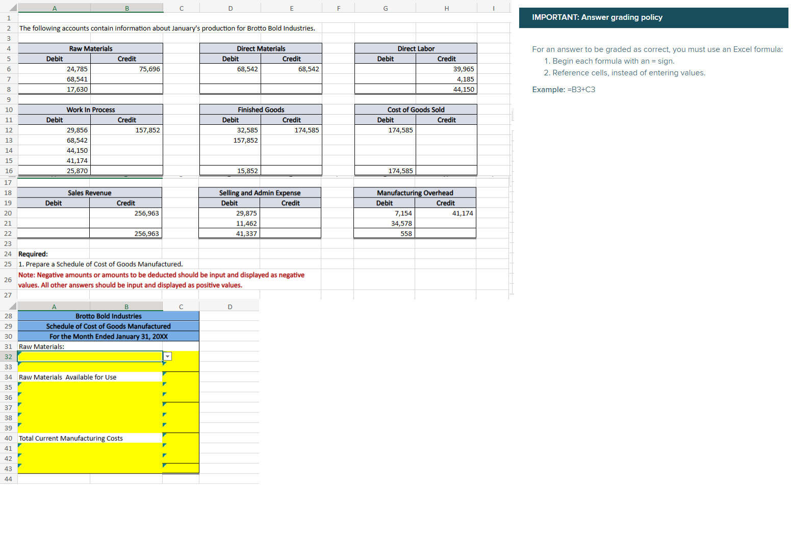 Solved For an answer to be graded as correct, you must use | Chegg.com