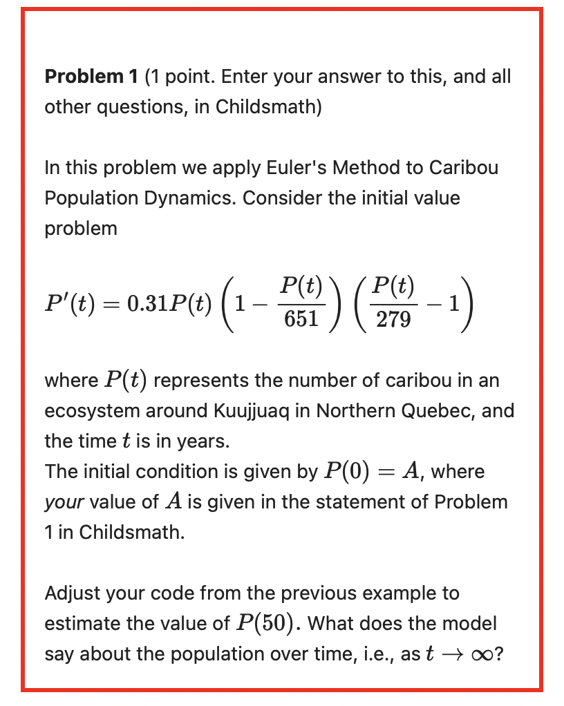 Solved blem \# 1: For this question you will use A=408. The | Chegg.com