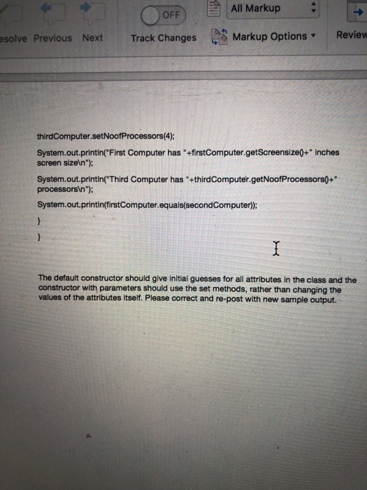Solved The default constructor should give initial guesses | Chegg.com