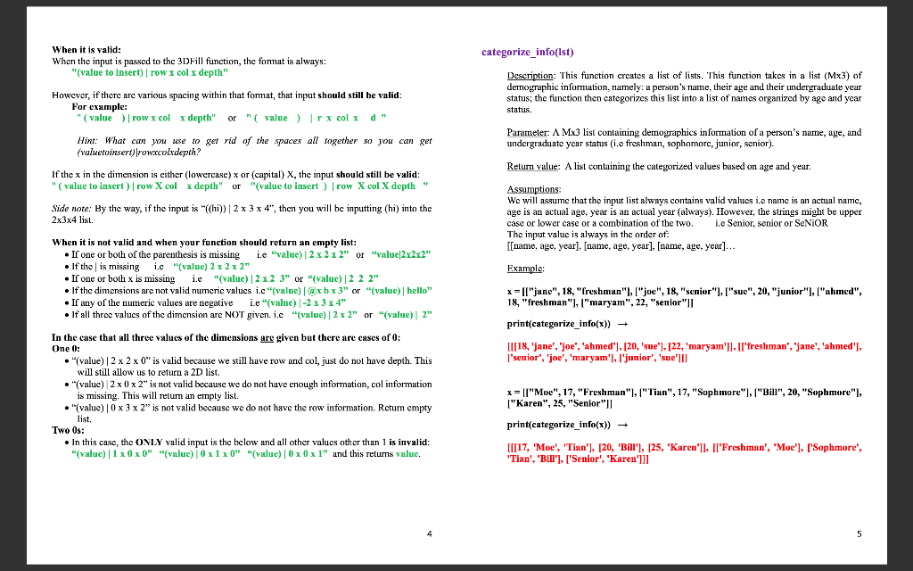 CS 112 - Fall 2020 - Programming Assignment 7 | Chegg.com