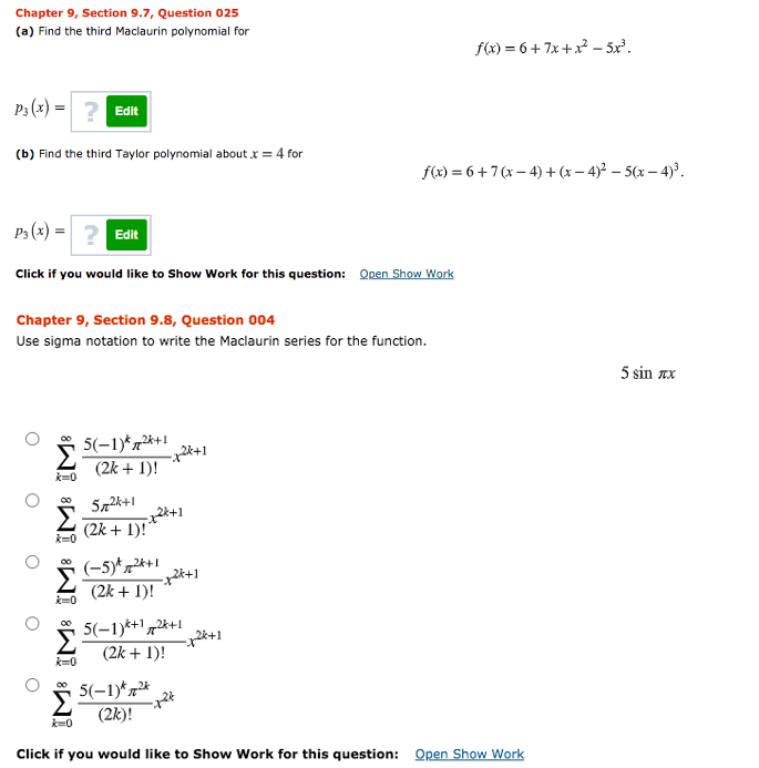 Solved Chapter 9, Section 9.7, Question 025 (a) Find the | Chegg.com