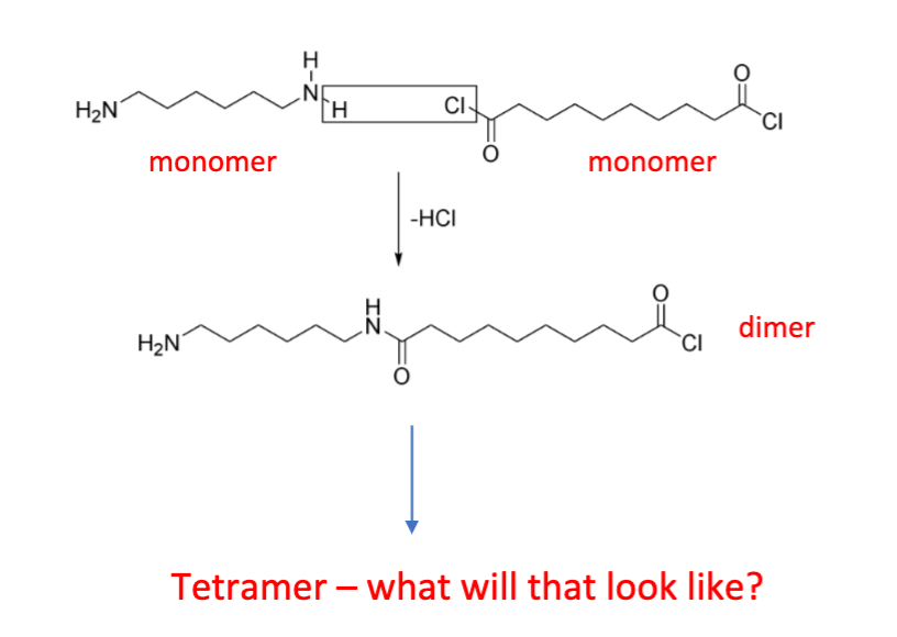 Solved a. Draw the structure of the tetramer formed during | Chegg.com