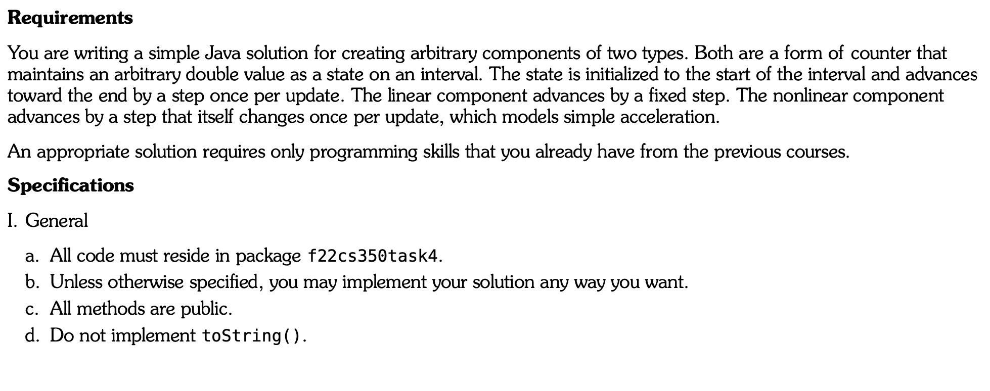 Solved You are writing a simple Java solution for creating | Chegg.com