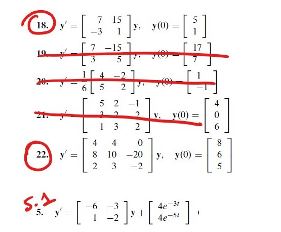Solved Could you please help me with the solution to 18; 22; | Chegg.com
