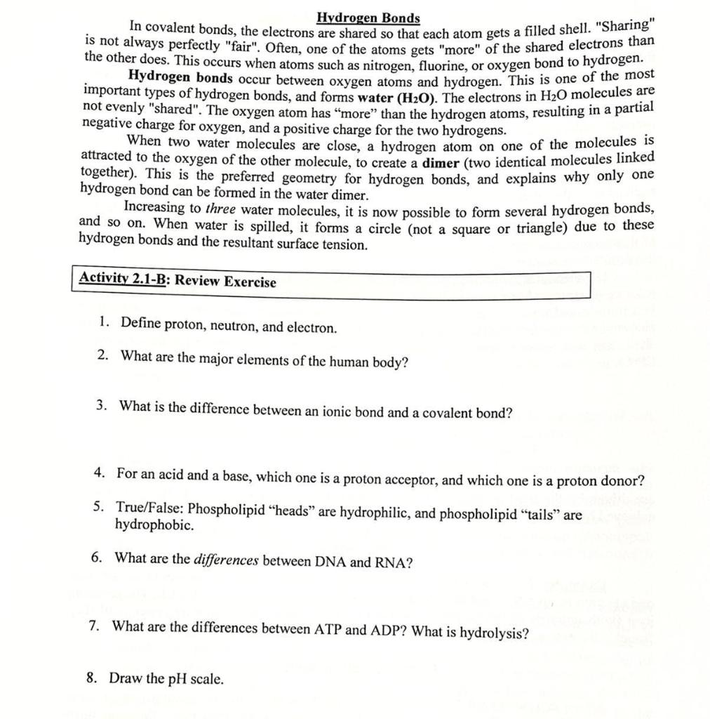 Solved Activity 2.1-C: Diffusion Lab (Refer to Chemical | Chegg.com