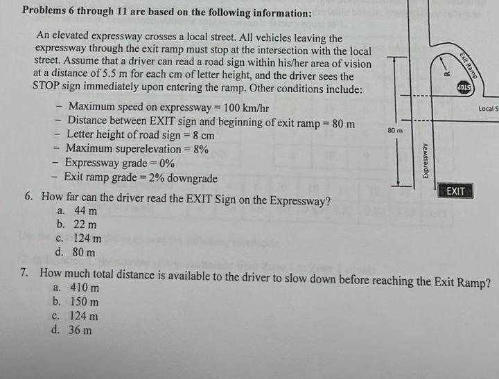Solved Problems 6 through 11 are based on the following | Chegg.com