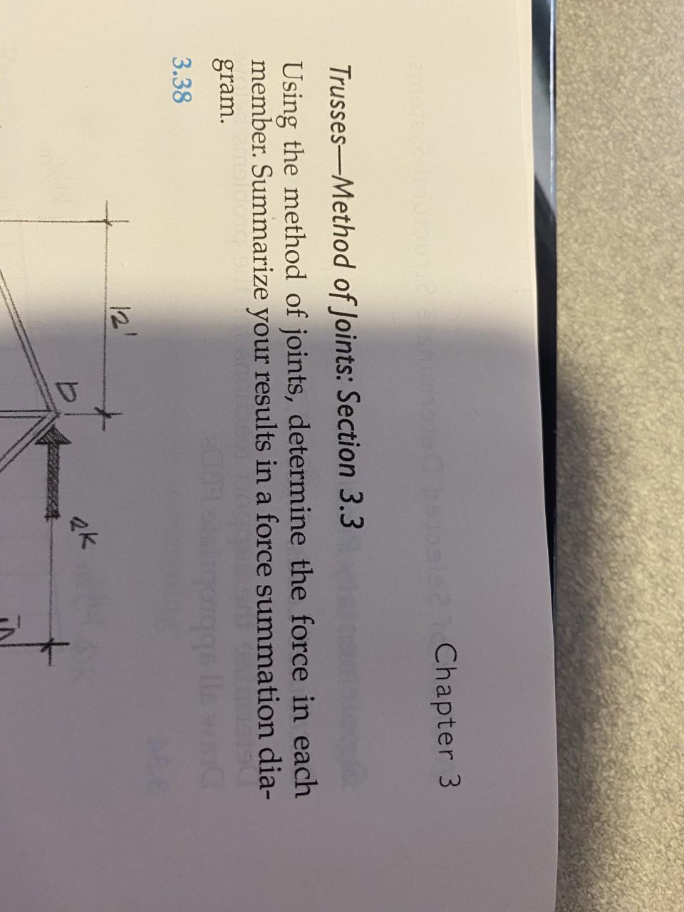 Solved Chapter 3 Trusses—Method of Joints: Section 3.3 Using | Chegg.com Solved Chapter 3 Trusses—Method of Joints: Section 3.3 Using | Chegg.com