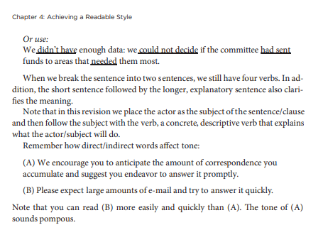 Watch sentence length. Documents composed of | Chegg.com