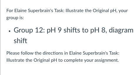 For Elaine Superbrain's Task: Illustrate the Original | Chegg.com