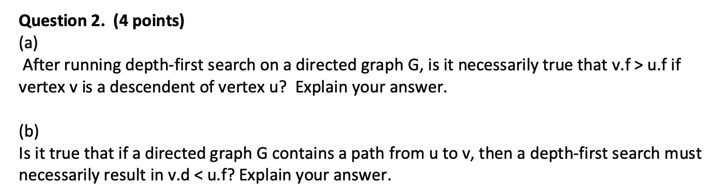 Comp Sci Algorithms help. Please Read the problem | Chegg.com