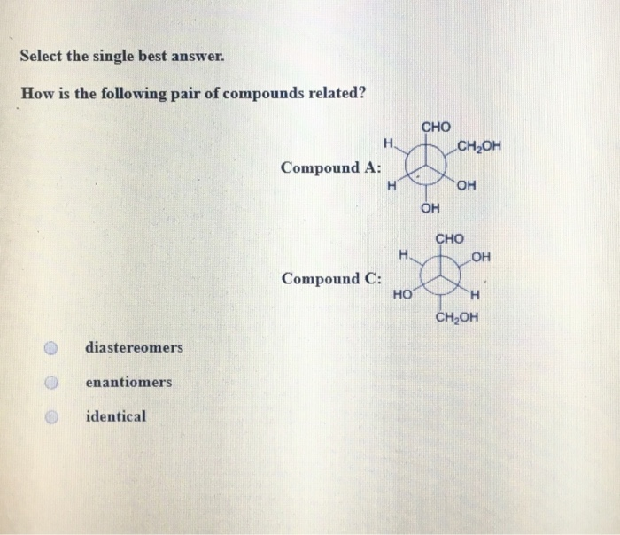 Solved Select the single best answer How is the following | Chegg.com