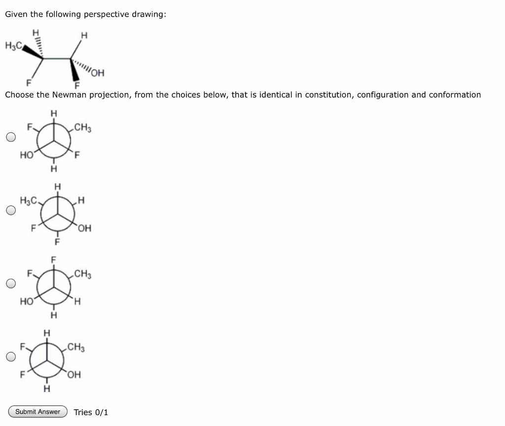 Solved Given the following perspective drawing: HOH Choose | Chegg.com