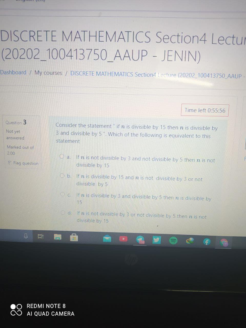 Solved DISCRETE MATHEMATICS Section4 Lectur | Chegg.com