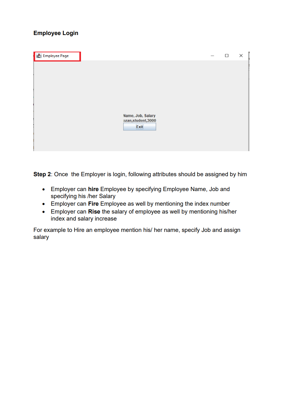 Solved Employee Database user interface with encrypted data | Chegg.com