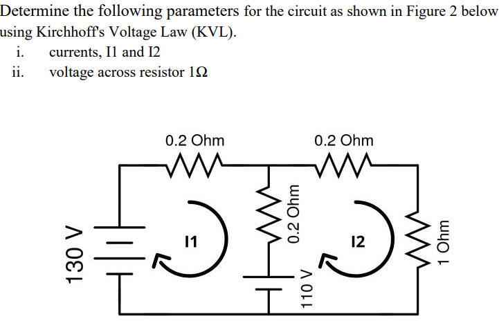 Solved Determine the following parameters for the circuit as | Chegg.com