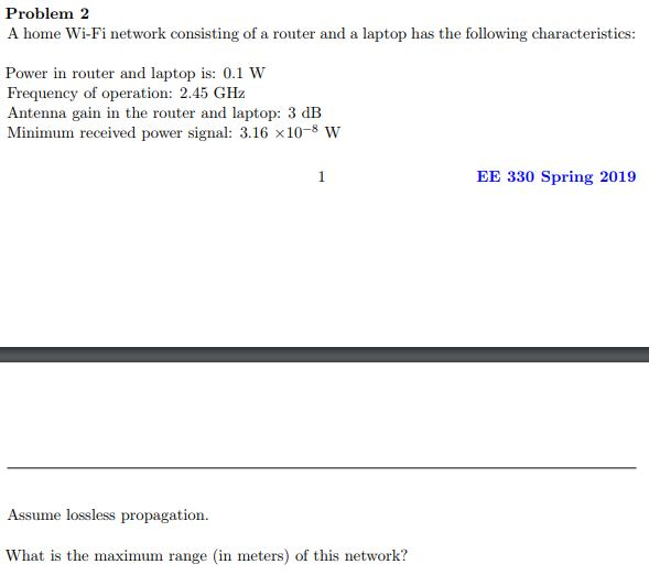Solved Problem 2 A home Wi-Fi network consisting of a router | Chegg.com