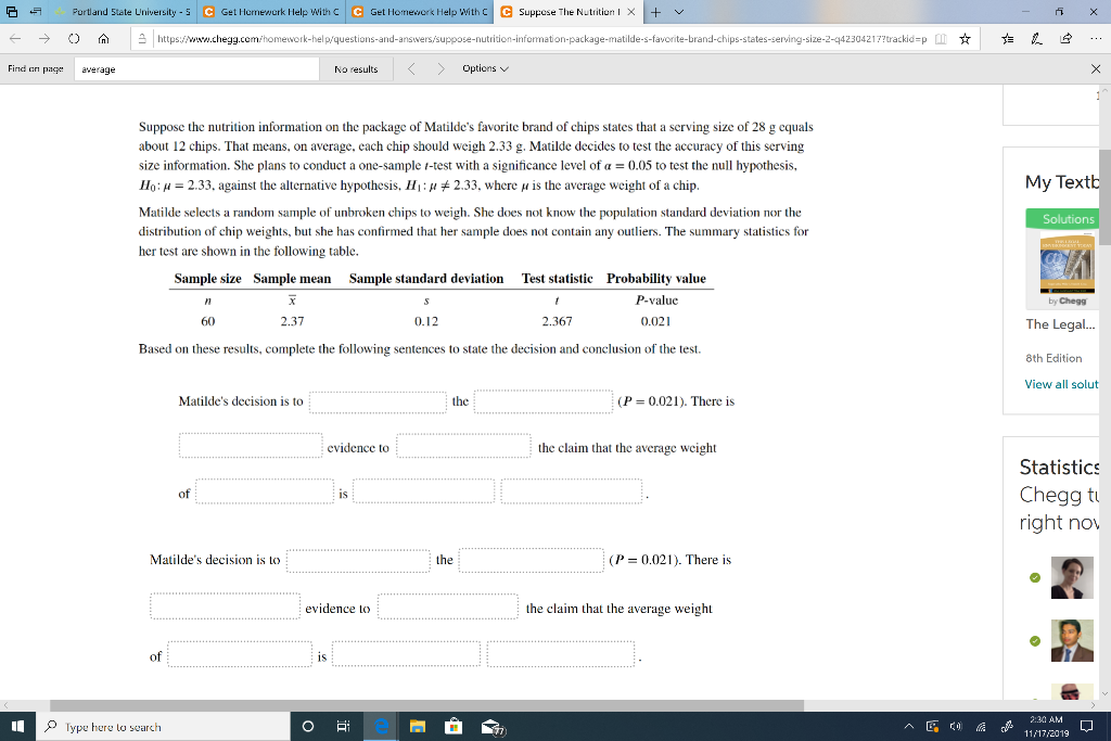 Solved C Get Homework Help With C Fortland 5tate University | Chegg.com