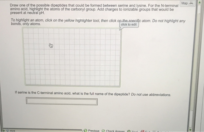 Solved Draw one of the possible dipeptides that could be | Chegg.com