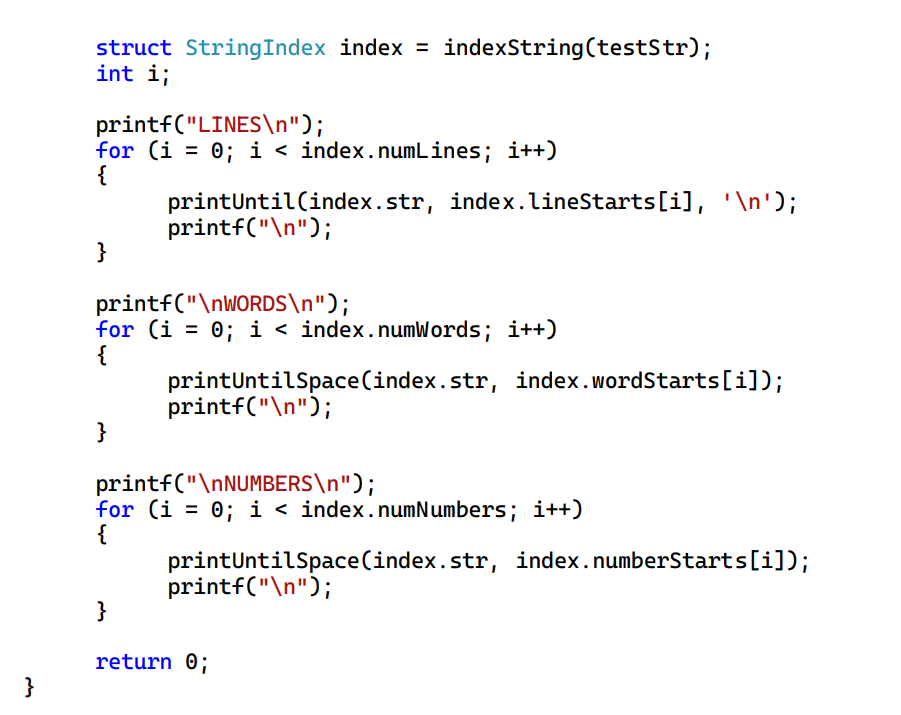 Solved C code. No errors in the code when you run it, but | Chegg.com
