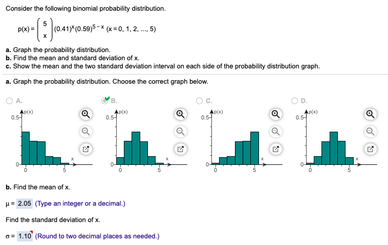 Solved Consider the following binomial probability | Chegg.com
