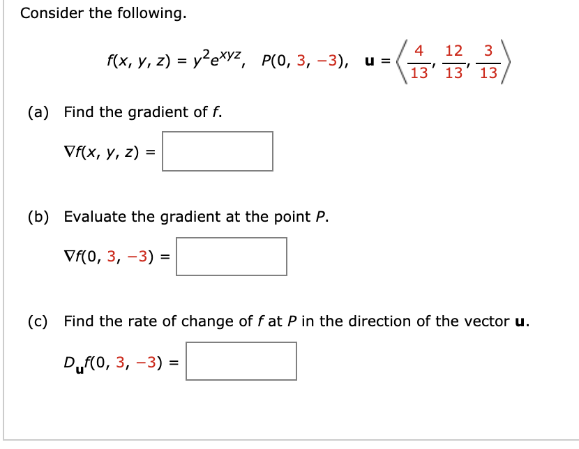 Solved Consider The Following F X Y Z Y2exy2 P10 3
