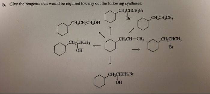 Solved Give the reagents that would be required to carry out | Chegg.com