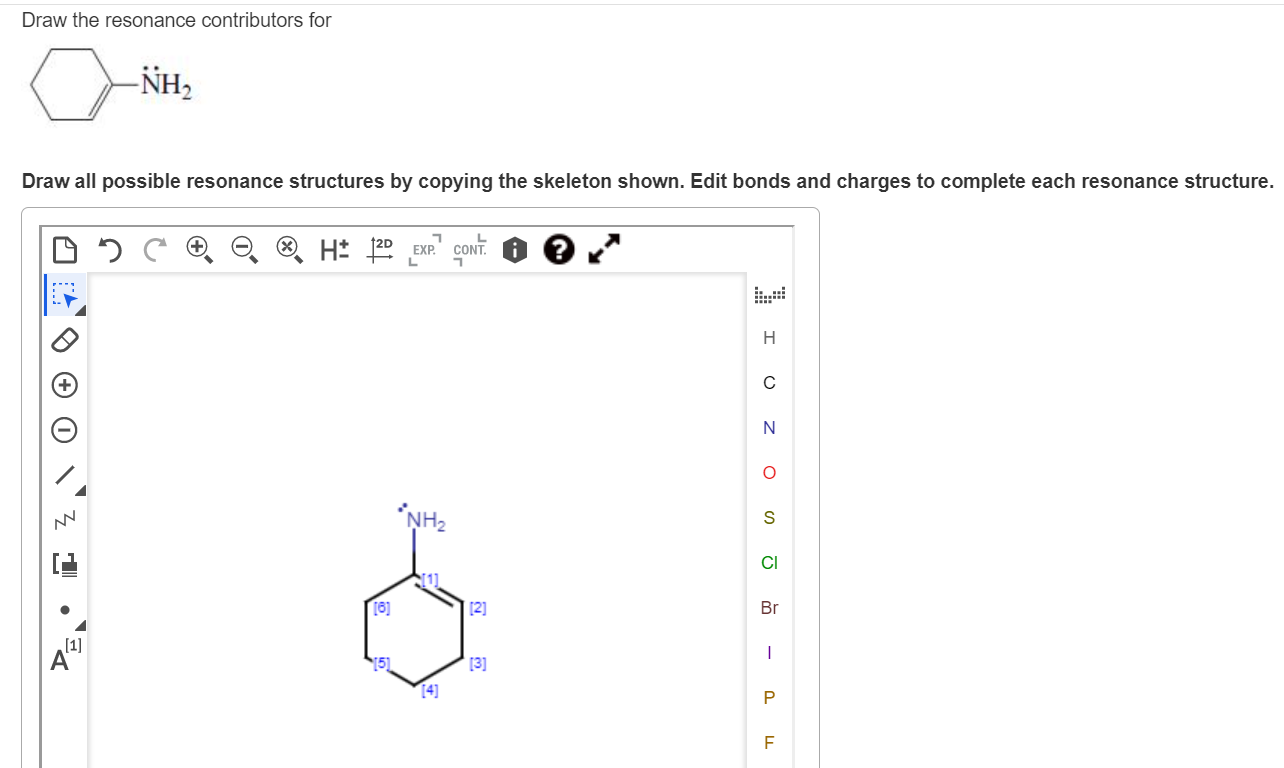 Solved Draw the resonance contributors for NH₂ Draw all | Chegg.com