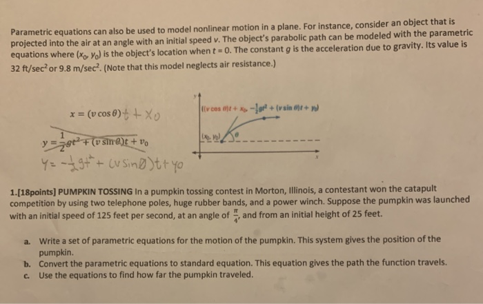 Solved Tric Equations Can Also Be Used To Model Nonlinear