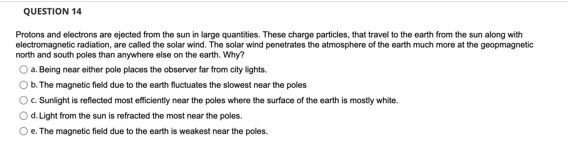 Solved QUESTION 14 Protons and electrons are ejected from | Chegg.com