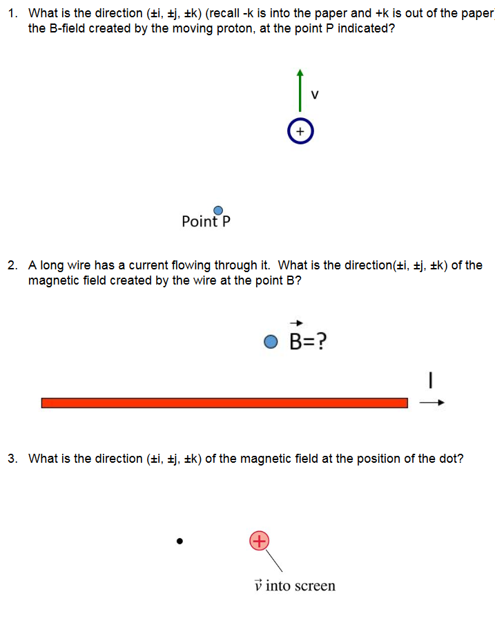 Solved 1. What is the direction (#1, #2, #k) (recall -k is | Chegg.com