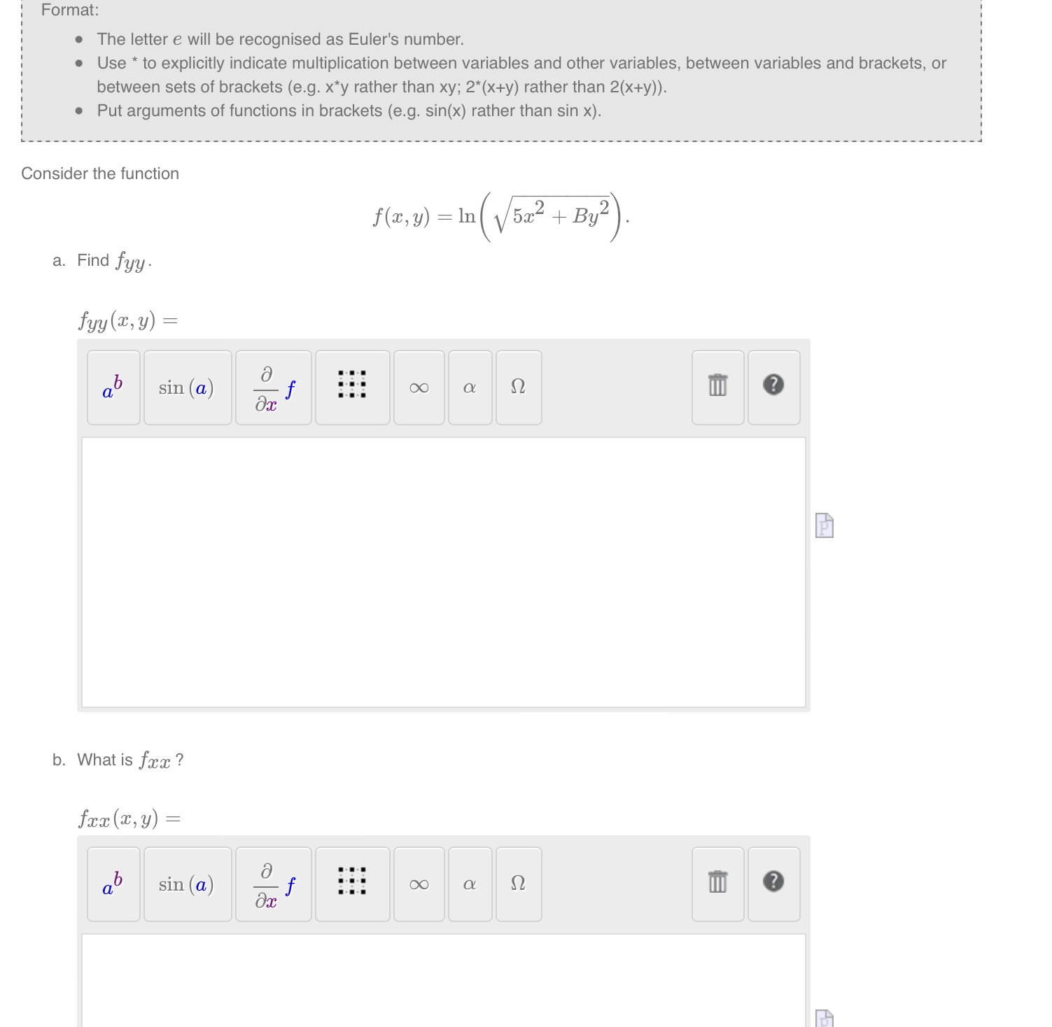Solved Format: - The letter e will be recognised as Euler's | Chegg.com