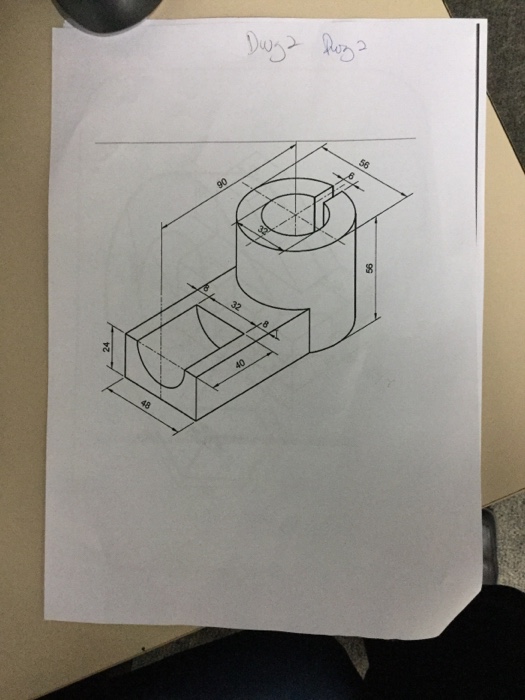Solved AutoCAD 2017 3D modelingPlease provide required | Chegg.com