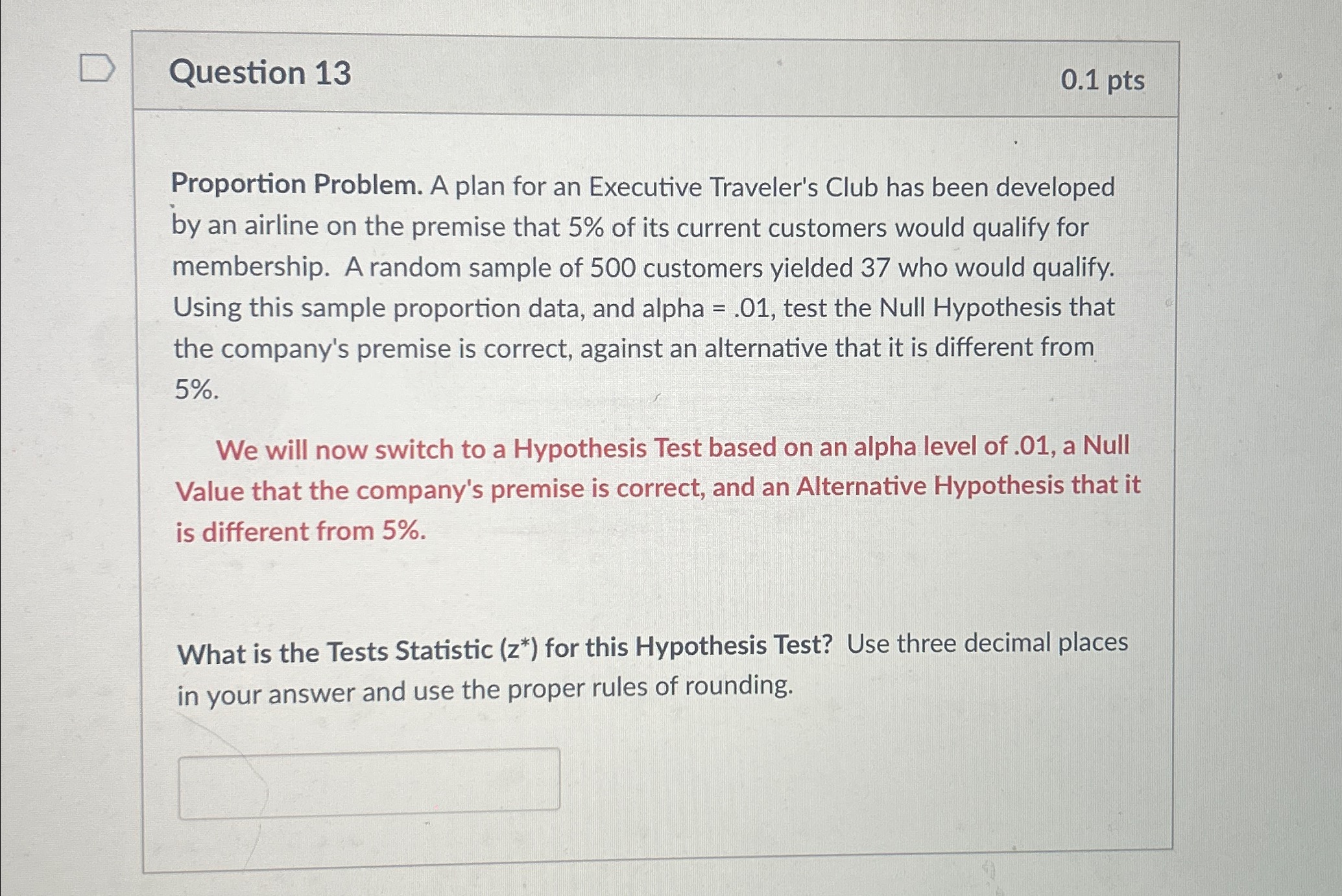 Solved Proportion Problem. A plan for an Executive | Chegg.com