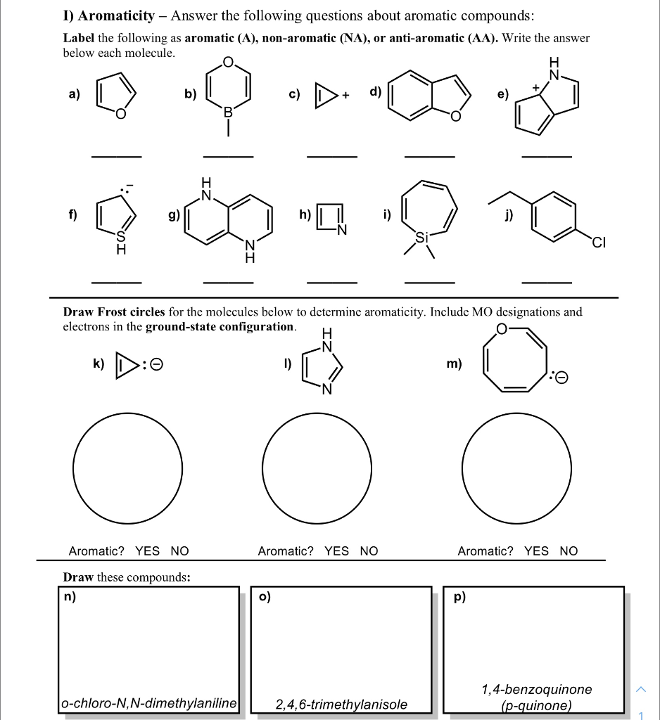 Non Aromatic Compounds