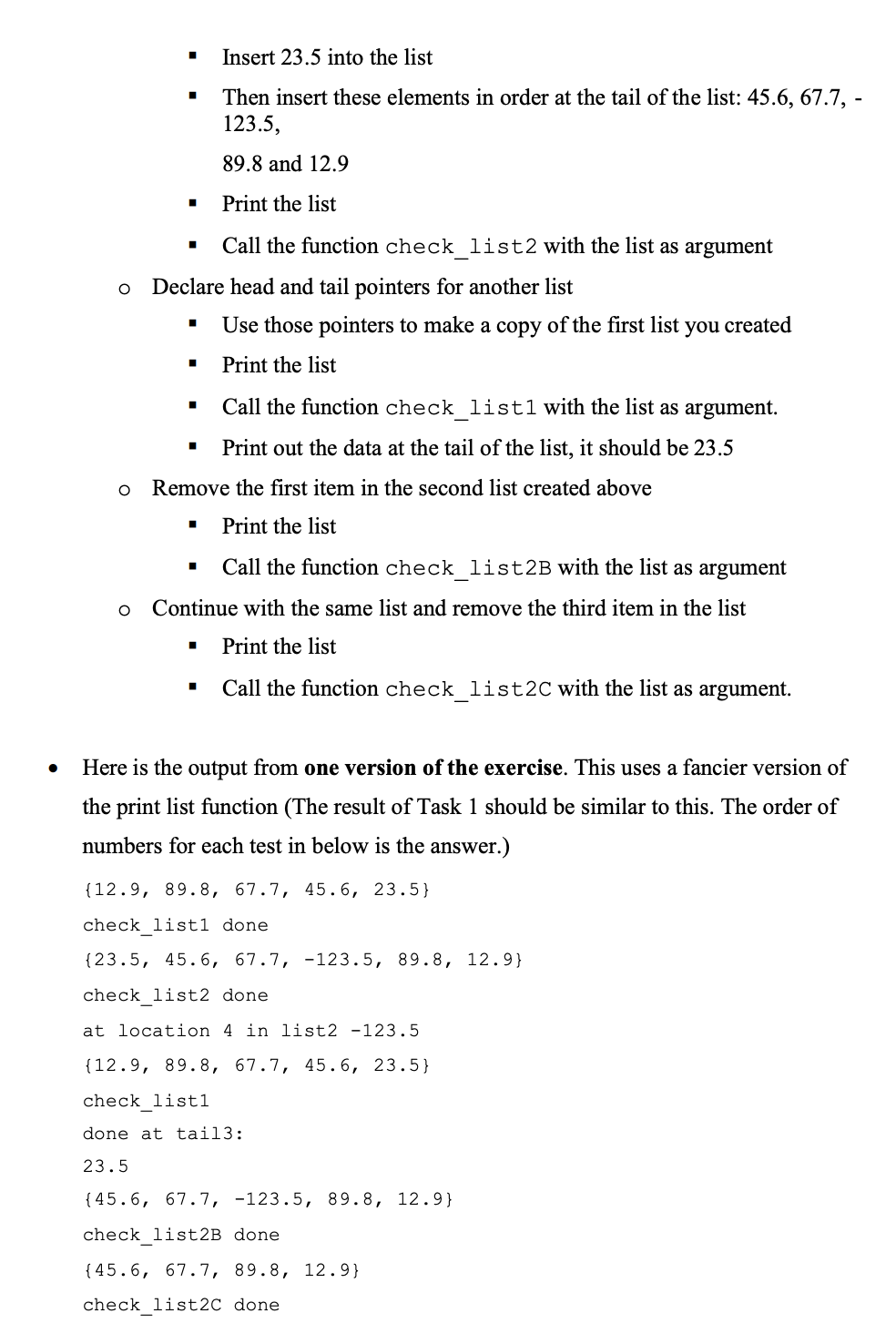 Solved The goal of this assignment is to reinforce linked | Chegg.com