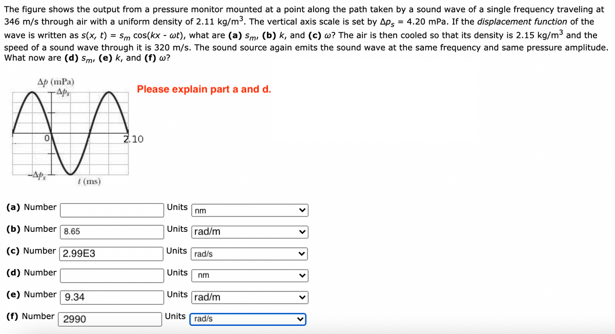 Solved The figure shows the output from a pressure monitor | Chegg.com
