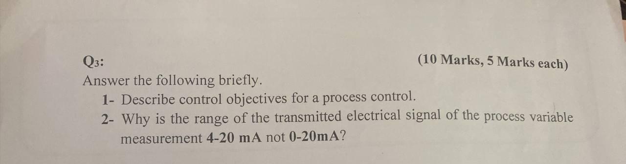 Solved Q3: (10 Marks, 5 Marks each) Answer the following | Chegg.com