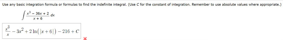 Solved Use any basic integration formula or formulas to find | Chegg.com