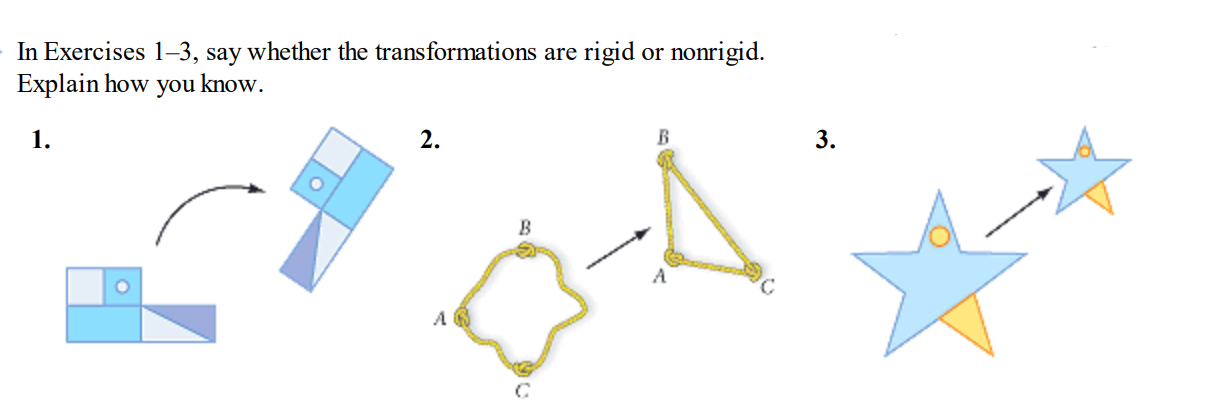 Solved In Exercises 1-3, say whether the transformations are | Chegg.com