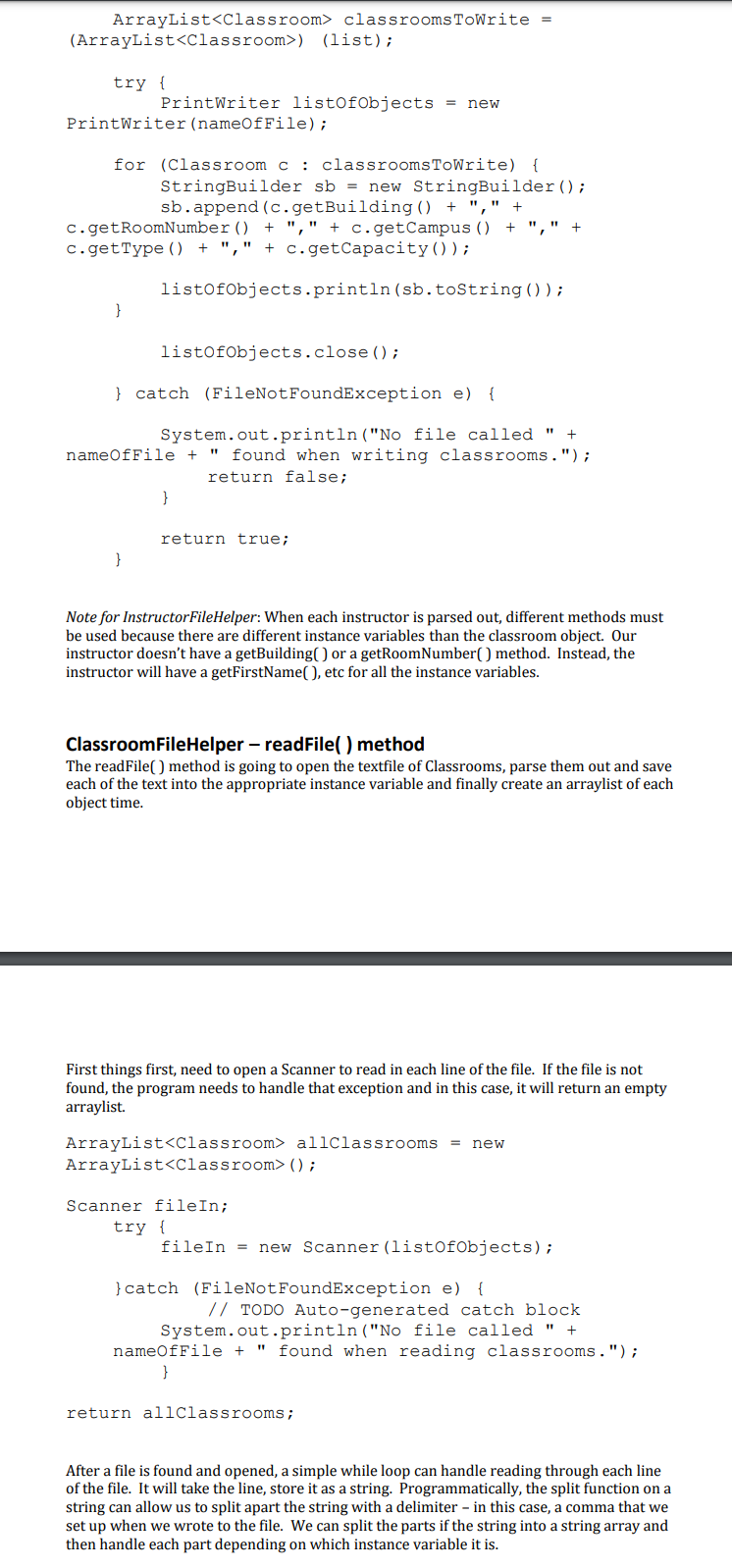Solved CIS171 - Course Registration Project Creating \& | Chegg.com
