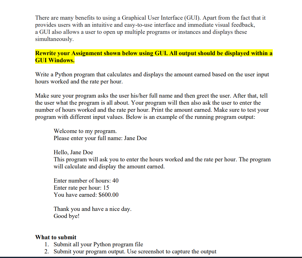 Solved use python fix it and make it look like the pic | Chegg.com