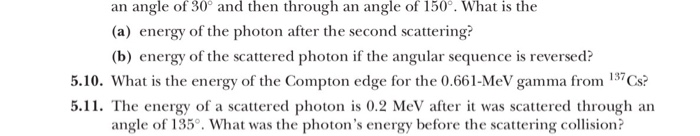 What is the energy of the Compton edge for the | Chegg.com