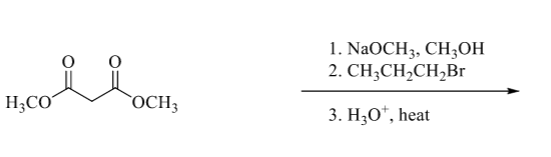 Solved 1. LDA, THF 2. add slowly o H 3. H20 0 1. NaOCH3, | Chegg.com