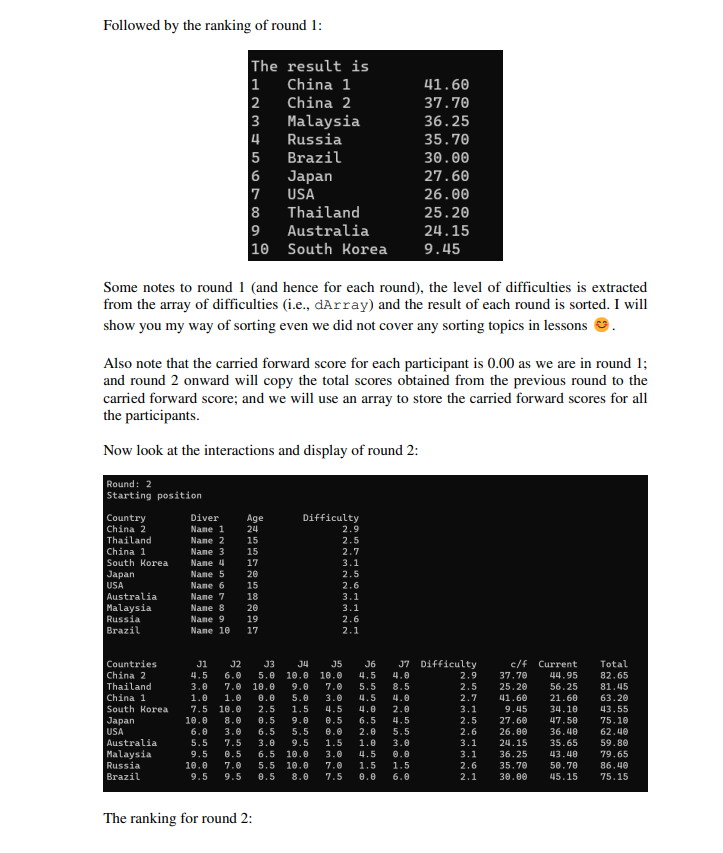 Solved + Country(String name, String player, int age, | Chegg.com