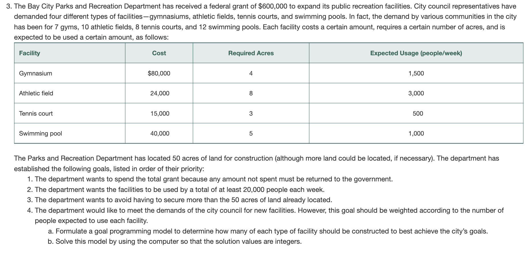 PLEASE USE EXCEL SOLVER AND EXPLAIN WHAT YOU DID IN | Chegg.com