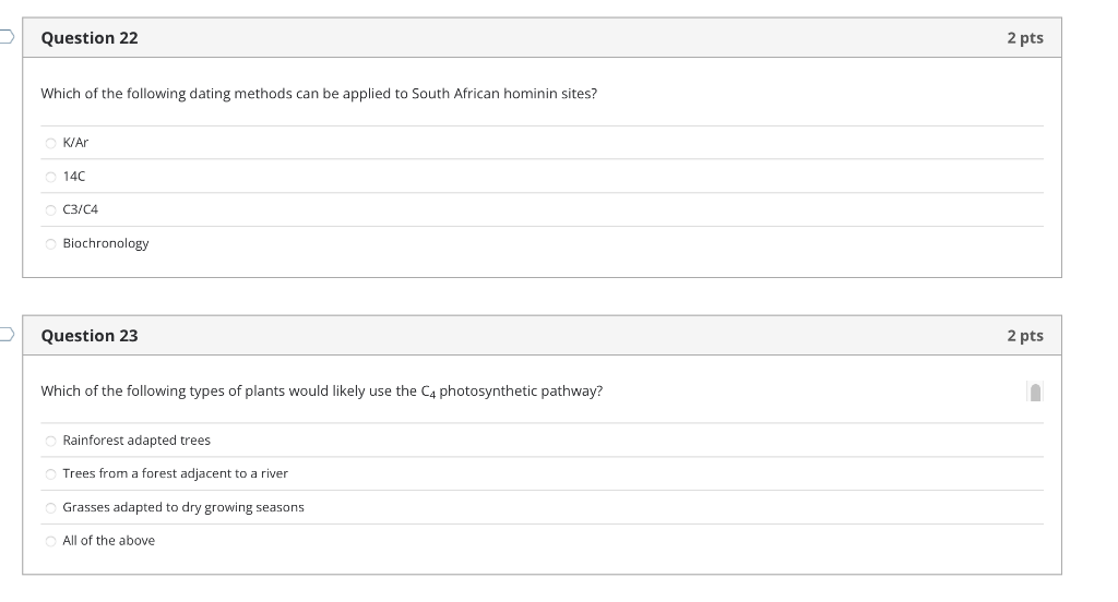 Solved Question 19 2 pts Orrorin tugensis Represents the LCA | Chegg.com