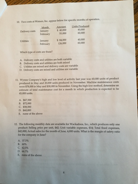 Solved Problem 1: Multiple-Choice Questions (48 points) | Chegg.com