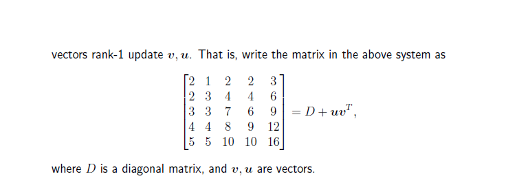Solved 6. [Sherman-Morrison formula, 4+4pt] Sometimes, one | Chegg.com